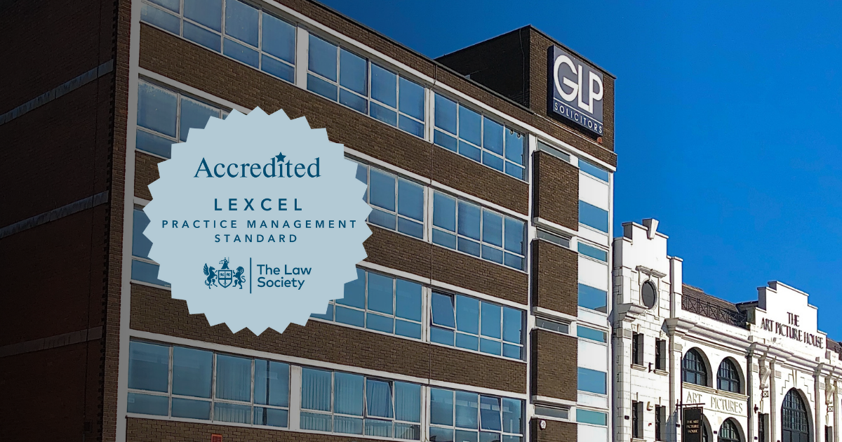 GLP Solicitors Achieves Perfect Lexcel Accreditation